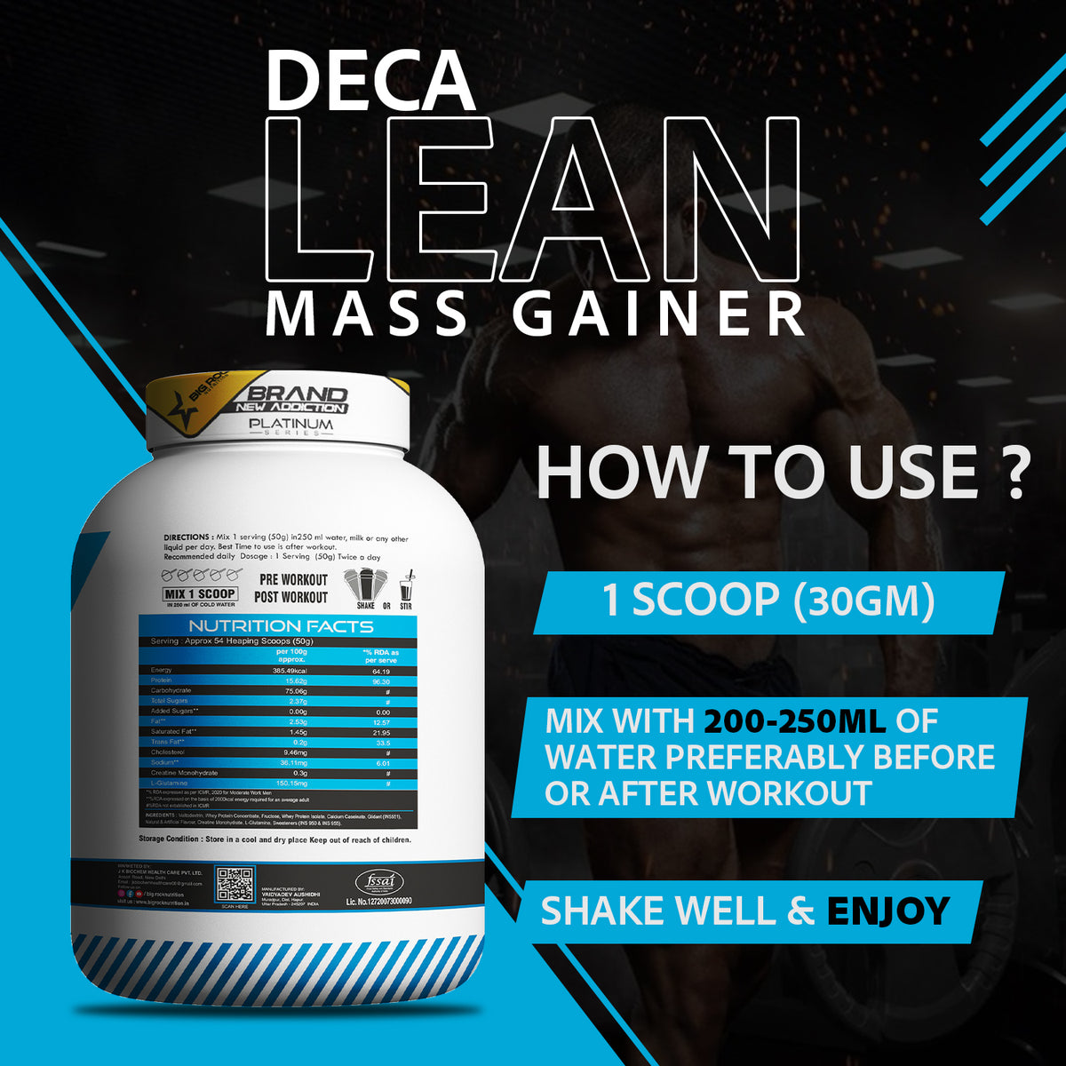 Bigrock Nutrition Deca Lean HD Mass Gainer