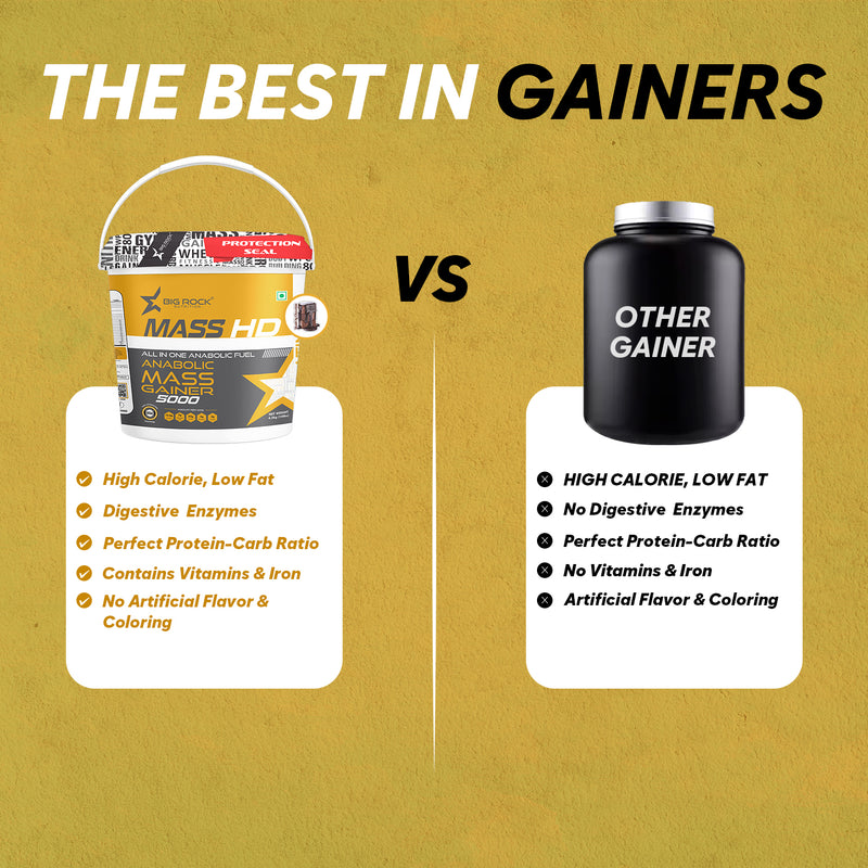 Buy Whey Protein & Mass Gainers Online in India | BigRock